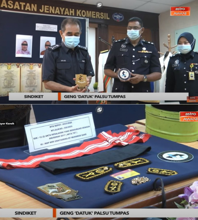 News about Unrecognised Datuk and Dato’ – MDDM